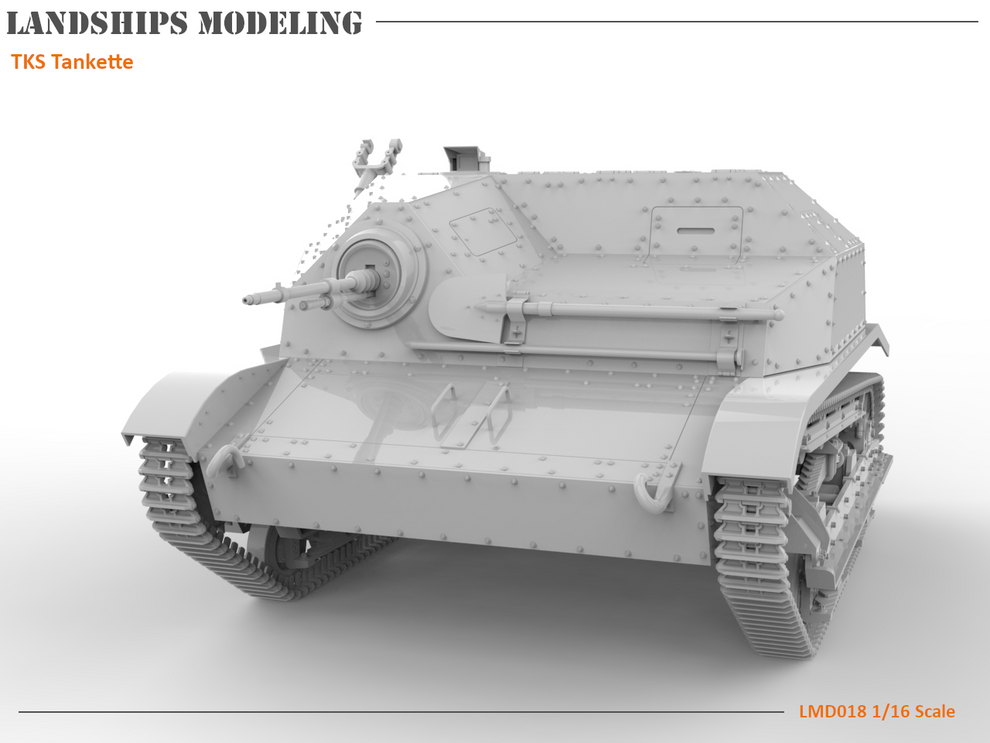 LMD018 - TKS Tankette – LandshipsModeling